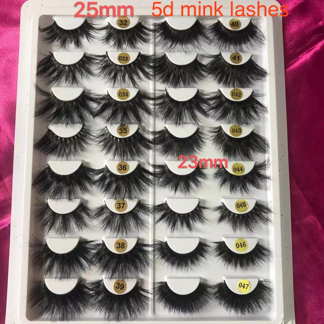 mink 3d/ F lashes & mink 4d/ 5d/ 6d lashes with regular box,Mink Lashes ...
