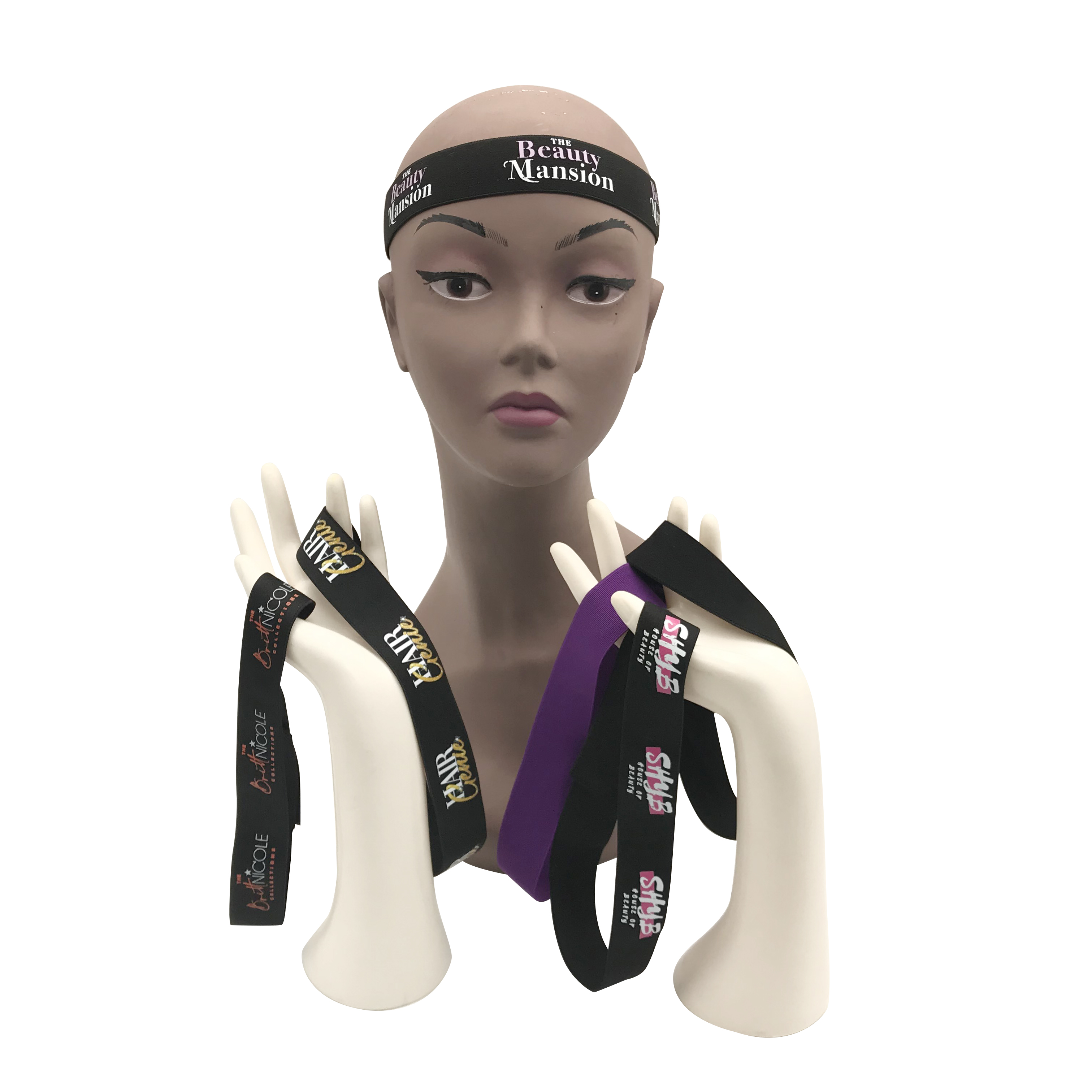 Elastic band/ Melt belt (With logo),custom label, tag, bag, bonnets